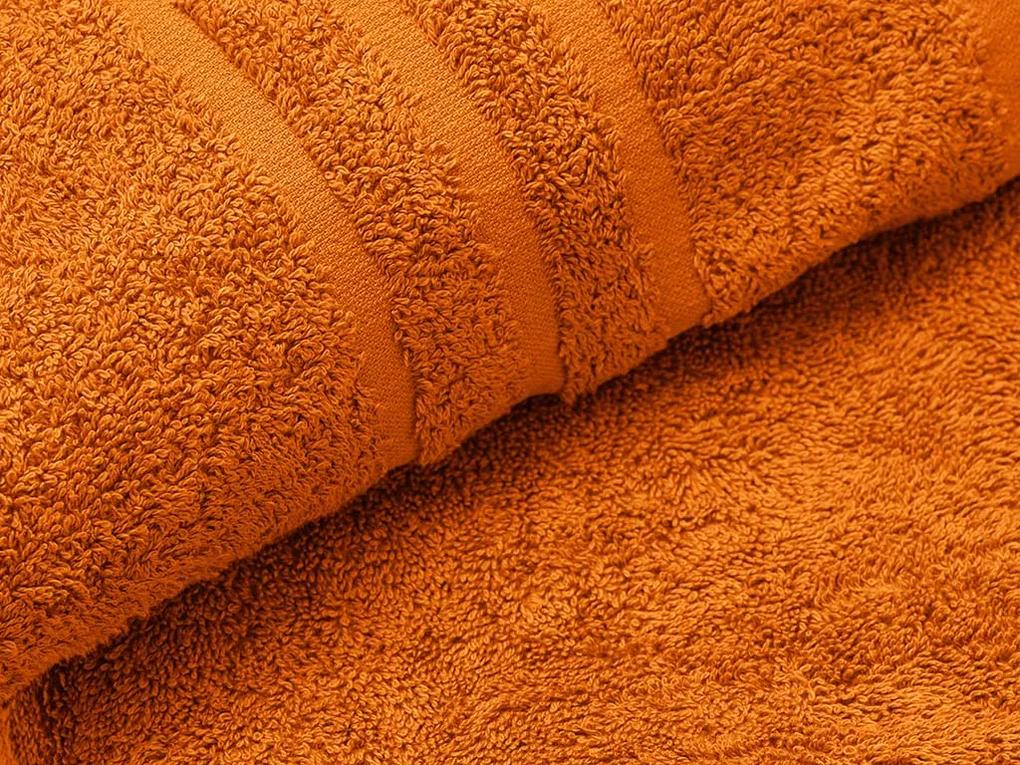 Osuška Classic 70 x 140 cm oranžová, 100% bavlna