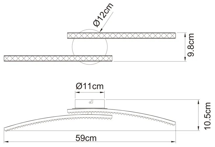 GLOBO JULES 67169-12IP Stropní svítidlo