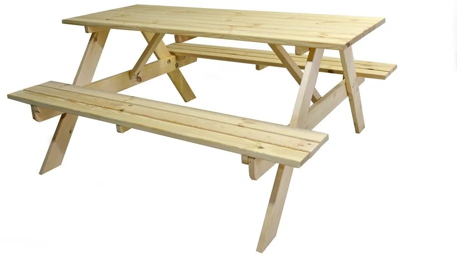 Zahradní set PIKNIK přírodní | 160 cm