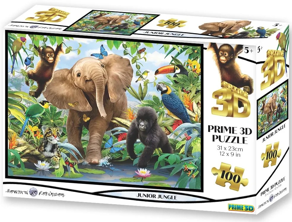 PRIME 3D PUZZLE - Junior Jungle 100 ks