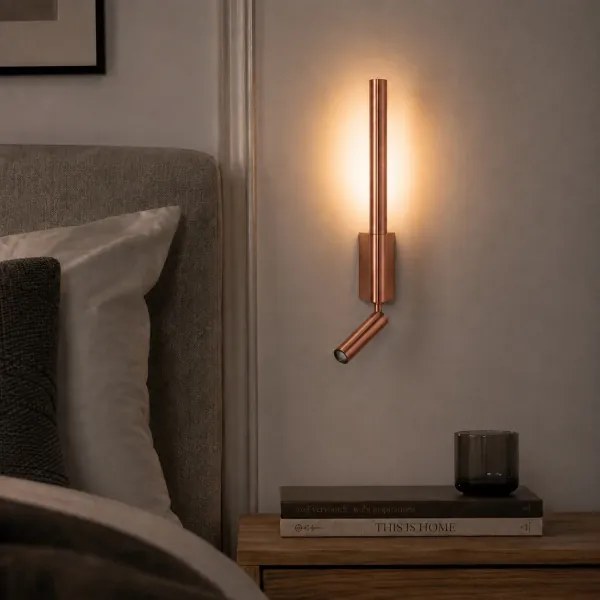Brilagi -LED Nástěnné bodové svítidlo VIXON LED/3W/230V + LED/5W bronzová CRI 90