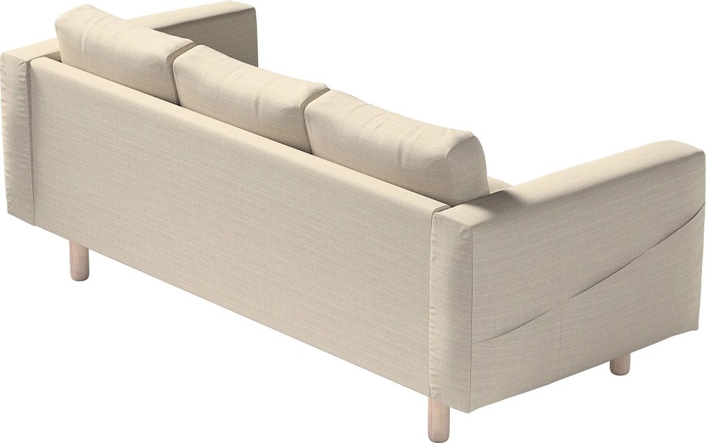 Potah na pohovku IKEA Norsborg 3-místná barva béžová látka pletený vzor