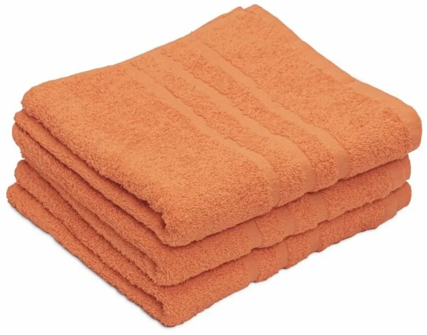 DekorTextil Bavlněné ručníky nebo osušky Comfort - oranžové ROZMĚR: 50 x 100 cm