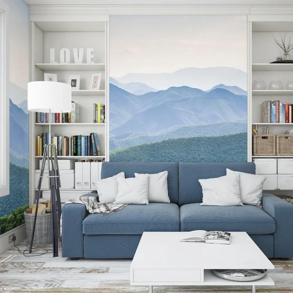 Obrazová tapeta - hory samolepící satén 240 x 260 cm