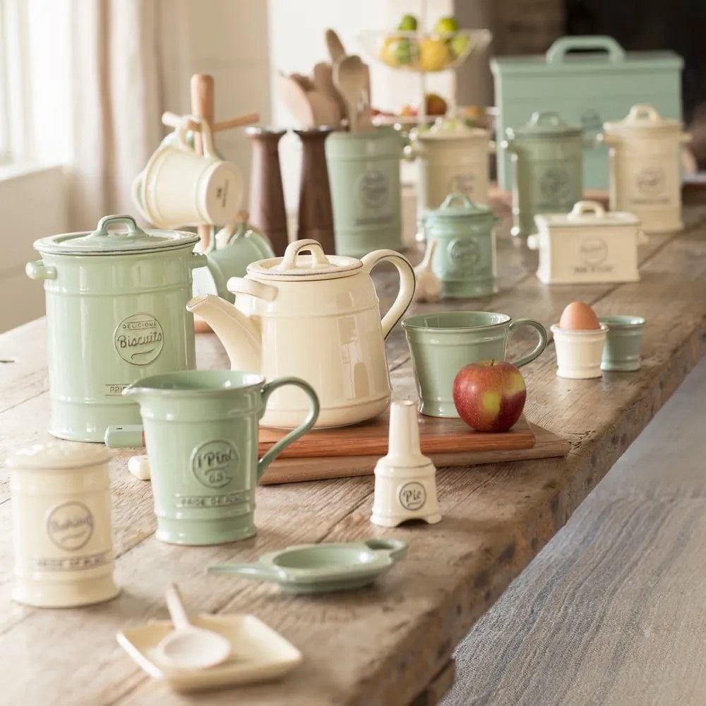 Zelená keramická dóza na čaj T&G Woodware Pride Of Place