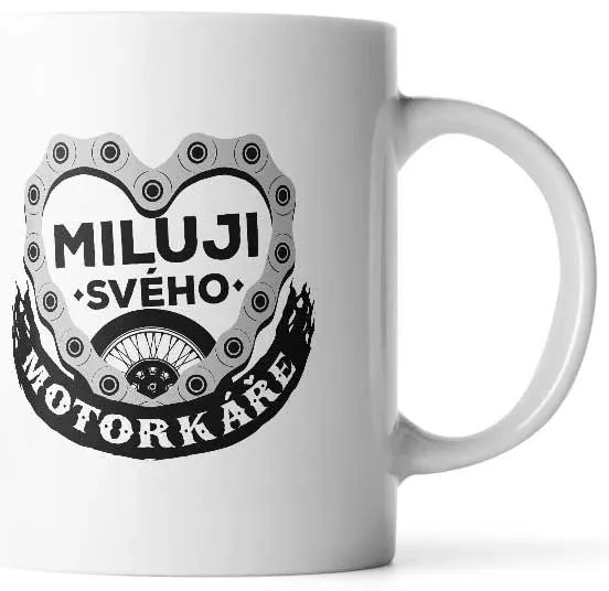 Sablio Hrnek Miluji svého motorkáře - 330 ml - standard