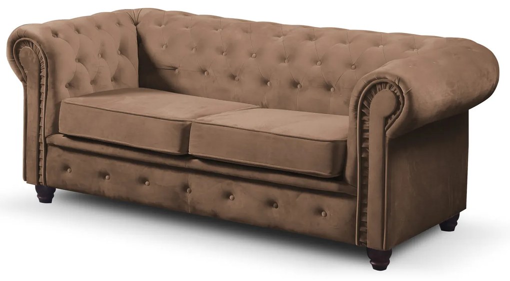 Pohovka Infinity Chesterfield II Modrá
