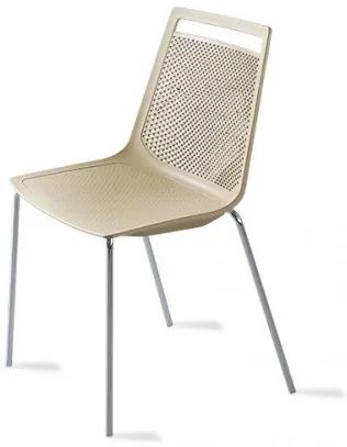 Gaber Plastová židle AKAMI NA Barva kostry chromová kostra Barva plastu Gaber limeta 35