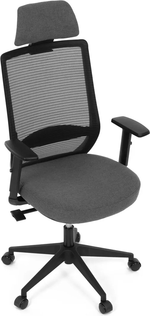 Ergonomická kancelářská židle AURELIE - černá síťovina