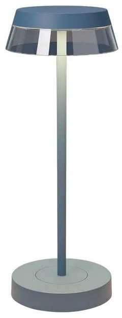 REDO 90310 ILUNA exeriérová stolní lampa SMD LED 2,5W 145lm-150lm 2700K-3000K IP65 modrá Venkovní stolní lampy