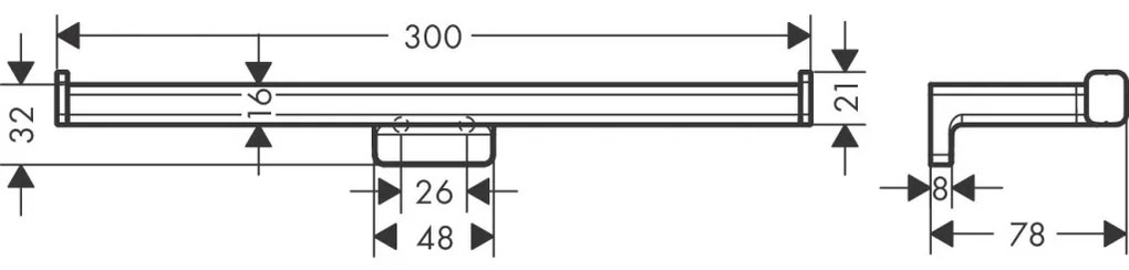 Hansgrohe AddStoris - Držák na toaletní papír dvojitý, chrom 41748000