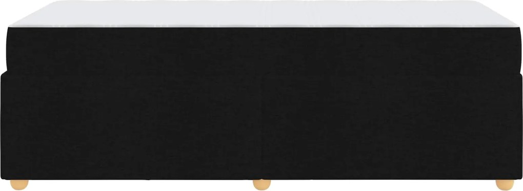 Rám postele s matrací Černá 100 x 200 cm textil 3399337