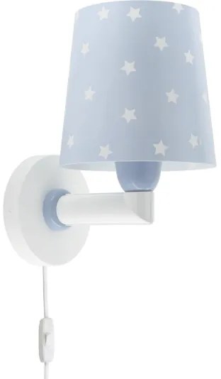 Dalber 82219T - Dětské nástěnné svítidlo STAR LIGHT 1xE27/60W/230V modrá