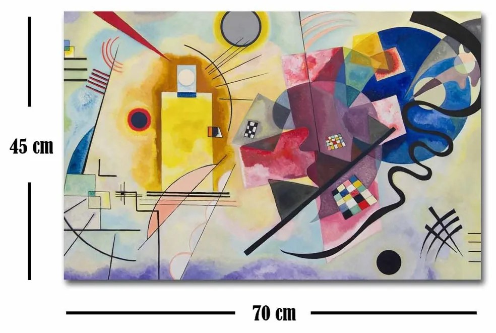 Reprodukce obrazu Vasilij Kandinskij 117 45 x 70 cm