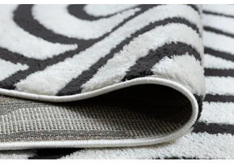 Moderní koberec MODE 8629 mušle krémová / černá velikost 240x330 cm | krásné koberce cz