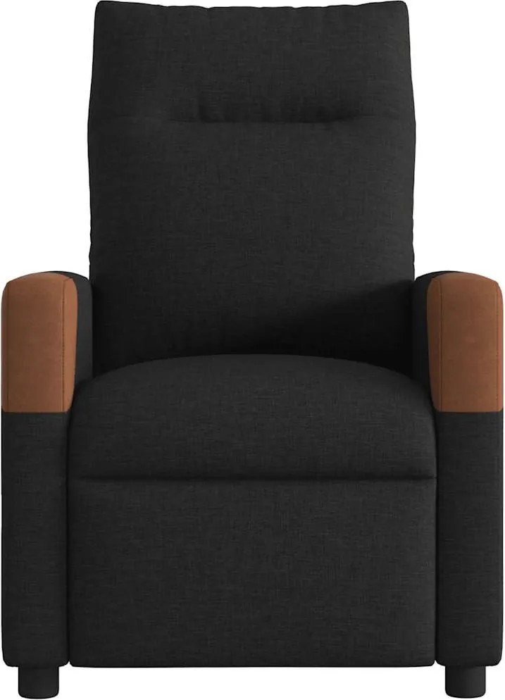 Elektrické polohovací křeslo černé textil 3323992