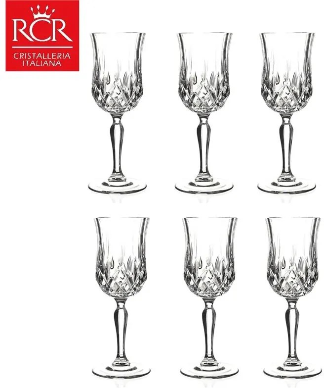 RCR OPERA SKLENICE NA VÍNO 230 ML SADA 6 KS
