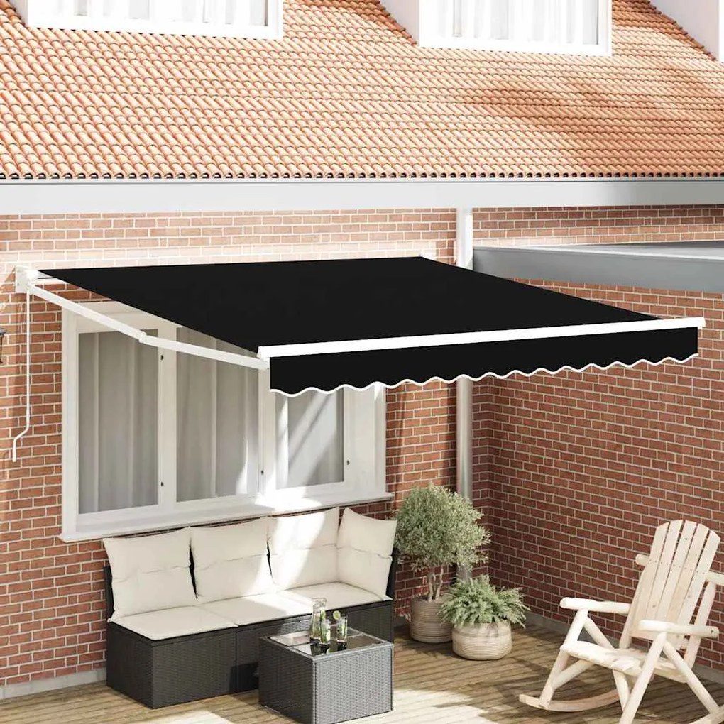 Stahovací markýza Černá 300 x 250 x 165 cm 3330041