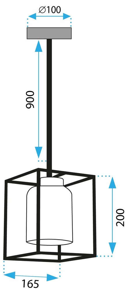Toolight Stropní svítidlo APP1265-CP
