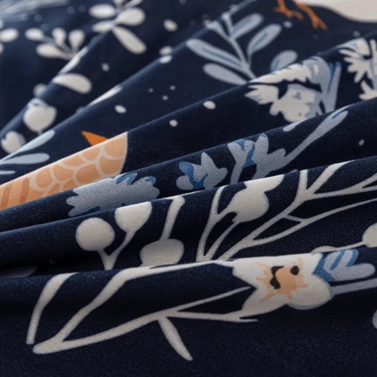 Povlečení z mikrovlákna DENIM BIRDS modré Rozměr povlečení: 70 x 90 cm | 140 x 220 cm
