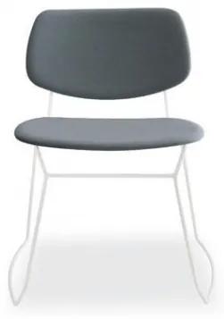 BILLIANI Židle DOLL STEEL 553 / 554 Barva kostry šedá kostra (metallic) GALERIE - čalounění Billiani BEZ LÁTKY GALERIE - Moření Billiani Moření barevné