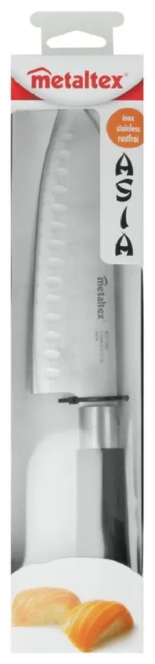 Kuchyňský nůž japonského typu Metaltex Santoku, délka 30 cm