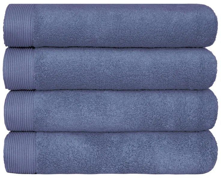 SCANquilt modalový ručník MODAL SOFT modrá denim ručník 50 x 100 cm