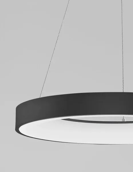 LED lustr Rando Thin 60 4000K černé