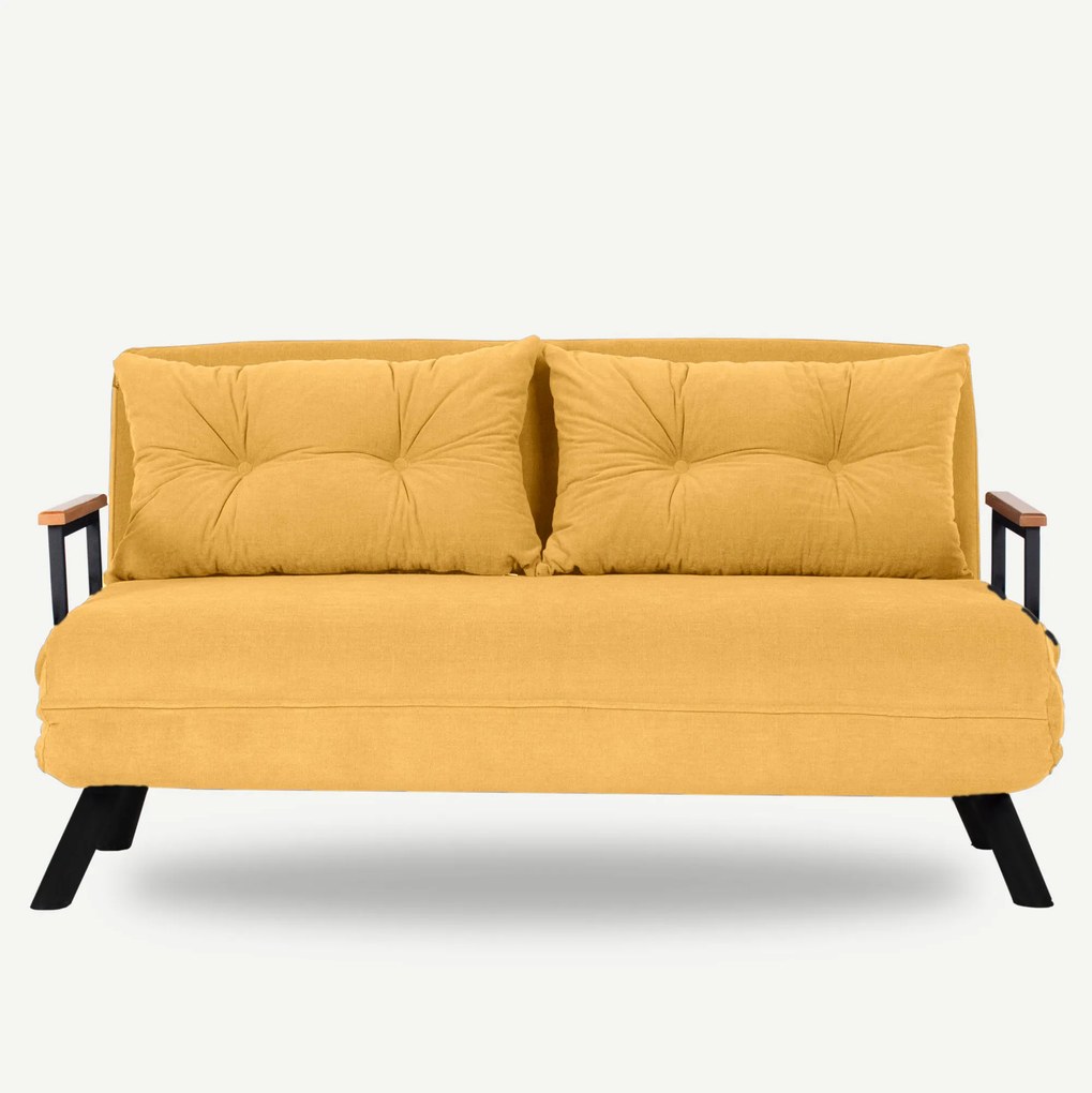 Atelier del Sofa 2-místná pohovka Sando 2-Seater - Mustard, Hořčicová