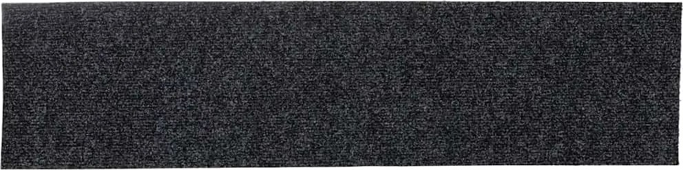 Schodové rohože samolepicí 30 ks 76 x 20 cm tmavě šedé obdélníkové 3365722