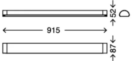 Briloner 2070-218 - LED Koupelnové osvětlení zrcadla BATH LED/15W/230V IP44