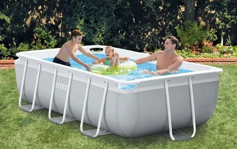 INTEX Prism Frame Rectangular Premium Pools Bazén 400 x 200 x 100 cm s filtrací 26788