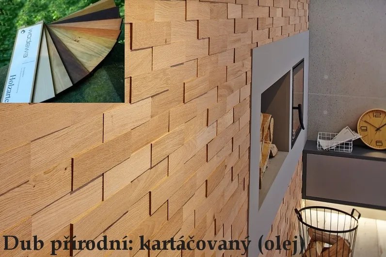 Wodewa vzorky dřevěných obkladů do interiéru