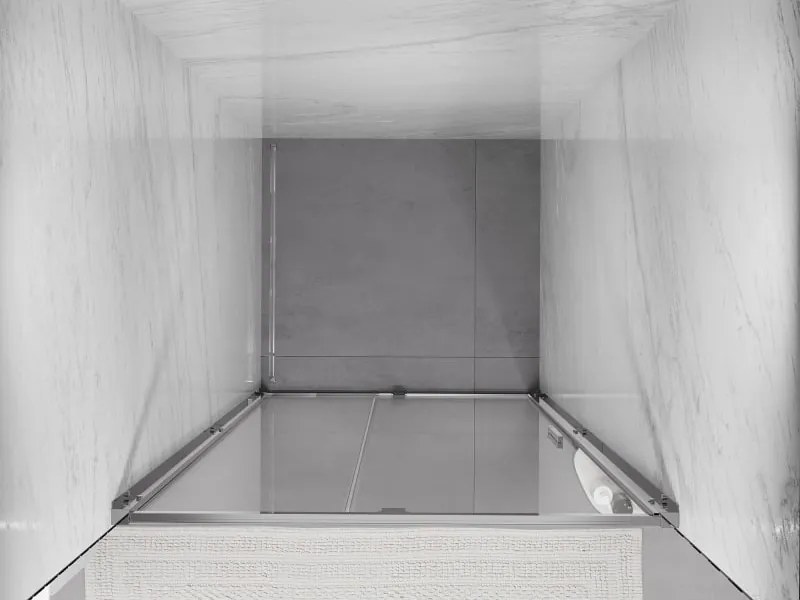 Mexen Exo sprchové dveře křídlové 105 cm, transparentní, chrom - 819-105-000-01-00