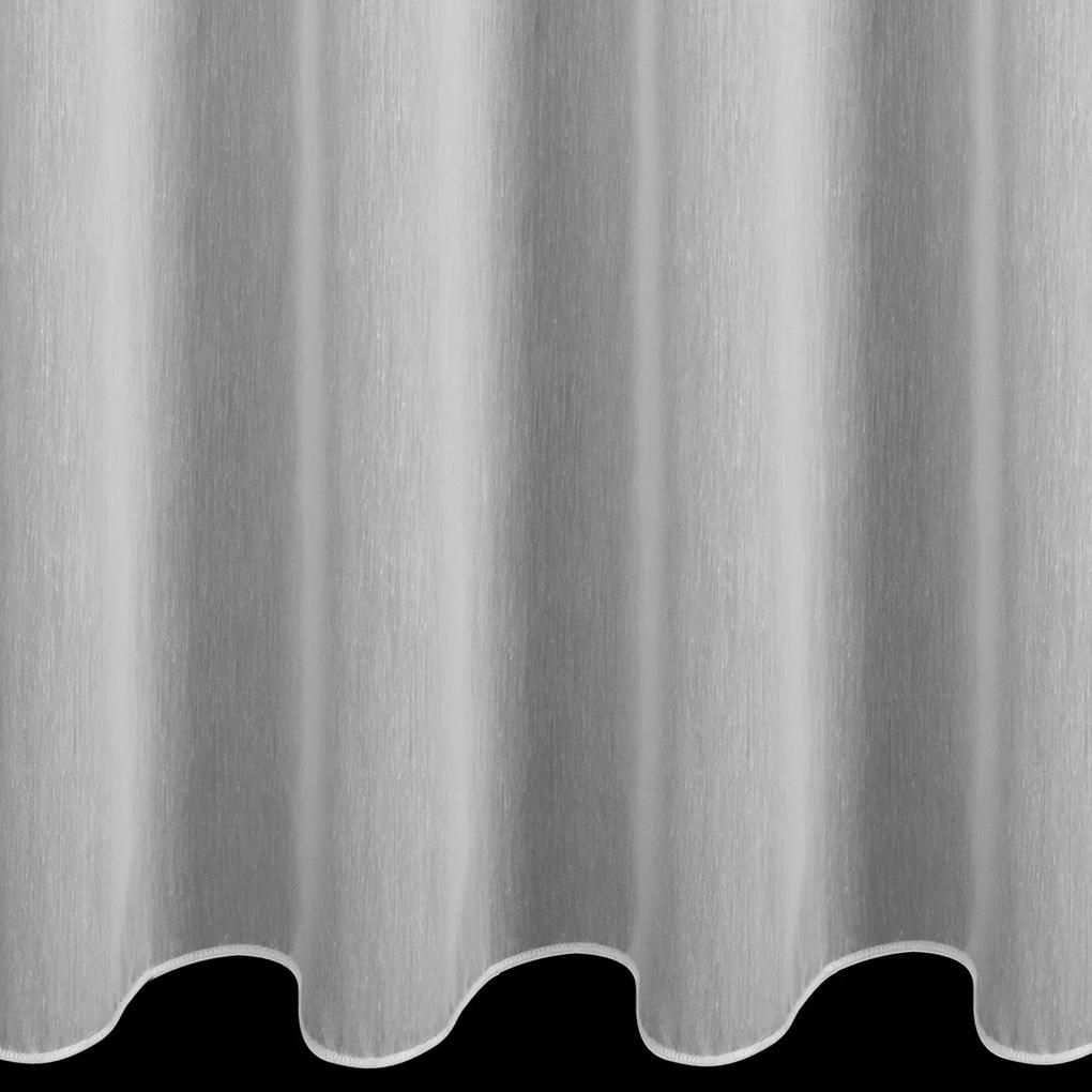 Eurofirany voálová záclona PABRA hustě tkaná jemně žíhaná, s olůvkem, bílá, výška 170cm ( v metráži)