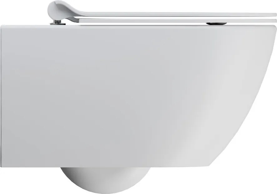 GSI GSI, PURA závěsná WC mísa, Swirlflush, 55x36 cm, bílá dual-mat, 881509