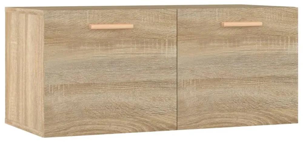 Petromila Nástěnná skříňka dub sonoma 80 x 35 x 36,5 cm kompozitní dřevo