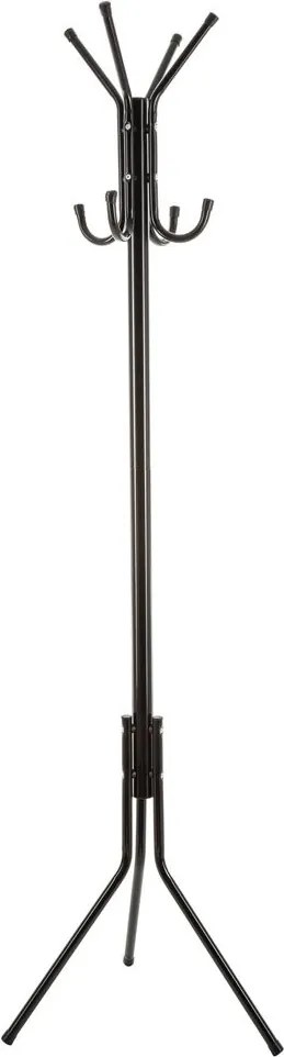 Závěs na oděvy a textilní doplňky stylový a praktický černý podstavec — 172 cm