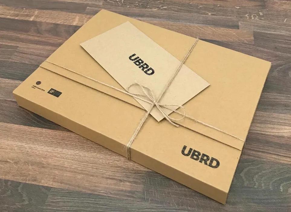 UBRD designové krájecí desky Dřevěné kuchyňské prkénko UBRD Nerez "S", 30 x 20 x 2 cm