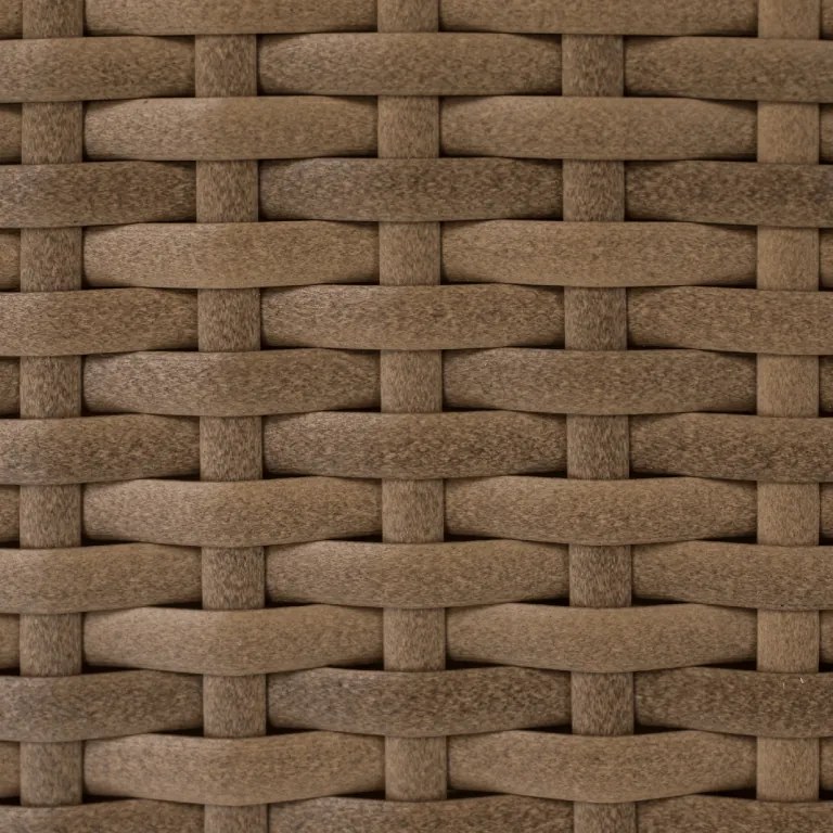 Zahradní ratanový set, přírodní/světle šedá, RANDI