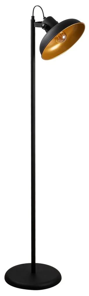 Stojací lampa Lik III 145 cm černá