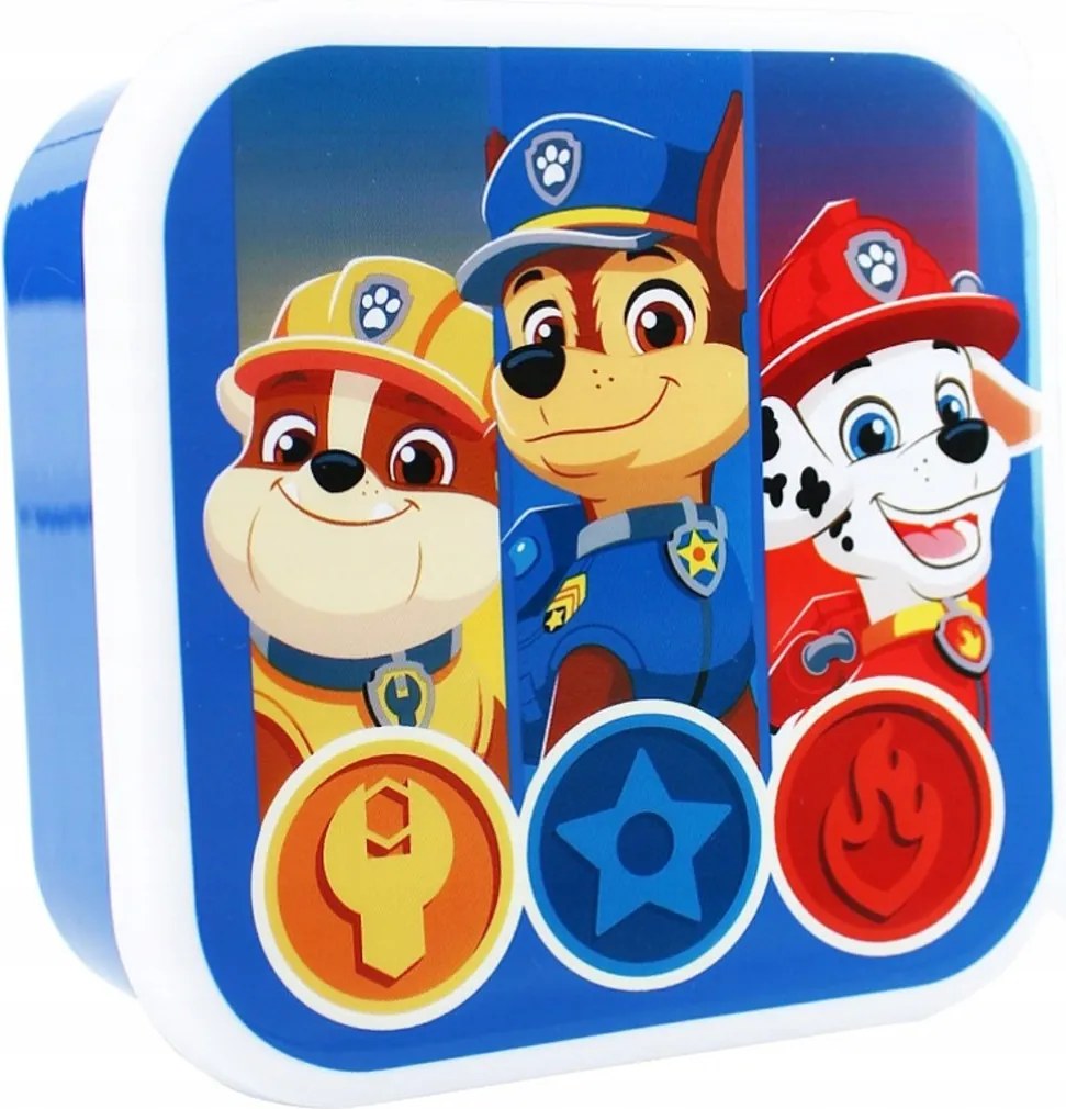 Svačinové boxy Tlapková patrola - Pav Patrol - sada 3 ks
