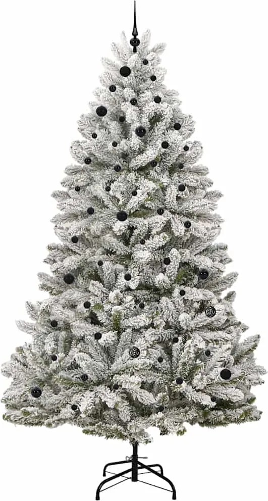 Umělý vánoční stromeček 270 cm 300 LED Teplá bílá PVC a ocel 3395776