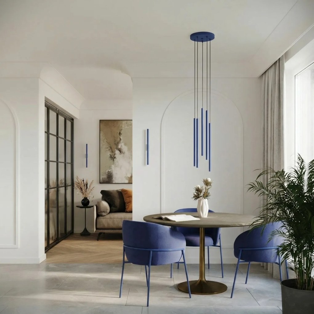 Sollux Lighting Nástěnné svítidlo PASTELO 2 ultramarínové