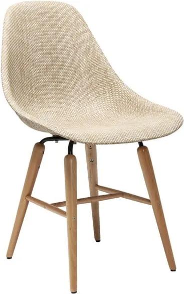 Sada 4 béžových jídelních židlí Kare Design Forum Wood