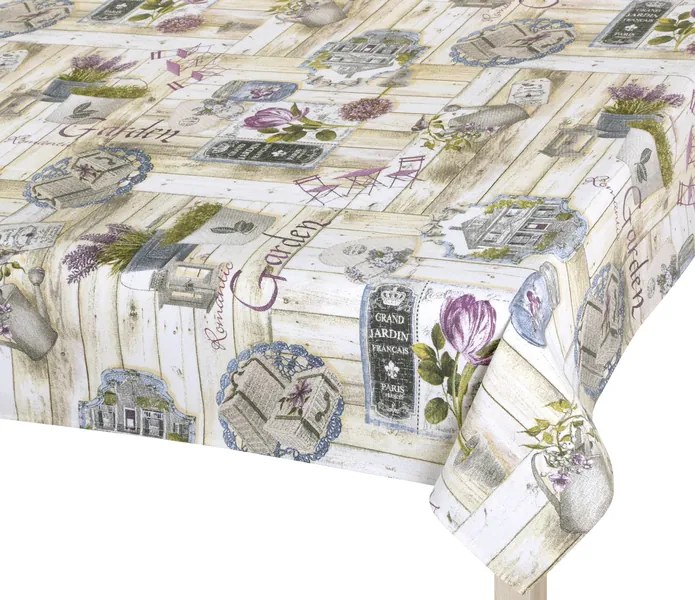 Bellatex Ubrus EMA Zahrada lila rozměr 120x160 cm