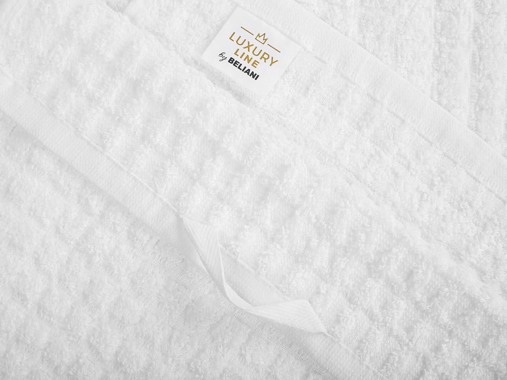 Sada 11 bílých bavlněných ručníků ATAI Beliani