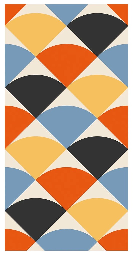 Tapeta - Barevná geometrická abstrakce III.