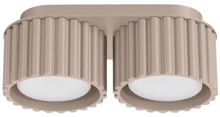 Sollux SL.1818 - Bodové svítidlo AURA 2xGX53/10W/230V taupe