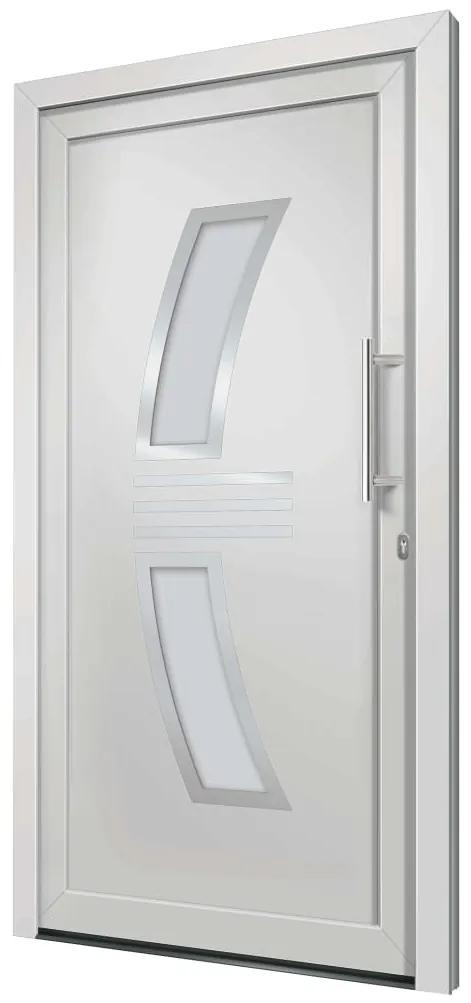 Vchodové dveře bílé 98 x 200 cm,  3057566
